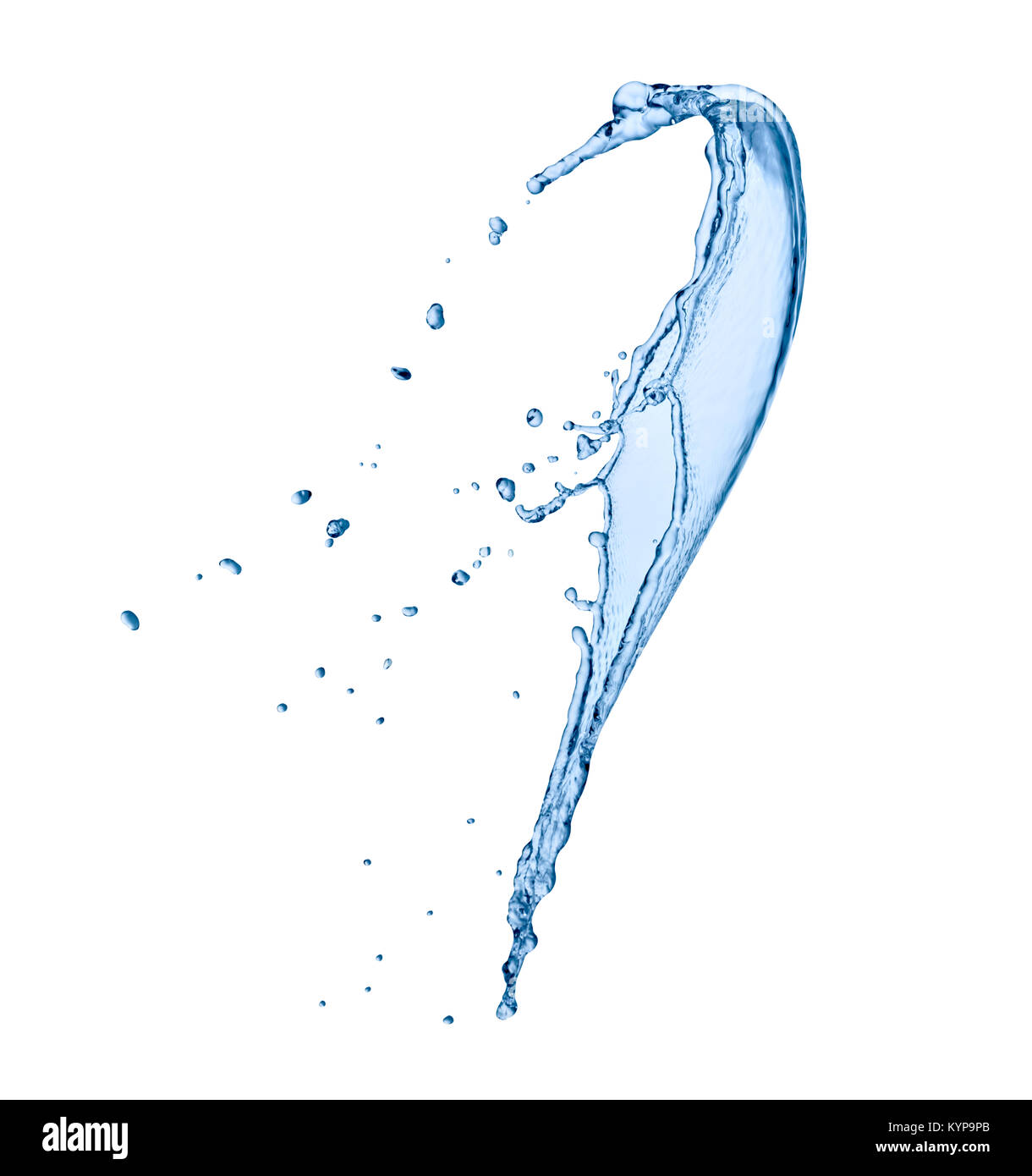 close up of a water splash on white background Stock Photo - Alamy