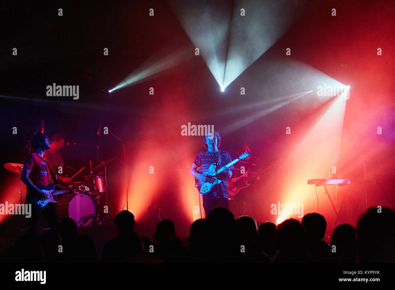 Dråpe, the Norwegian shoegaze and noise rock band, performs a live ...