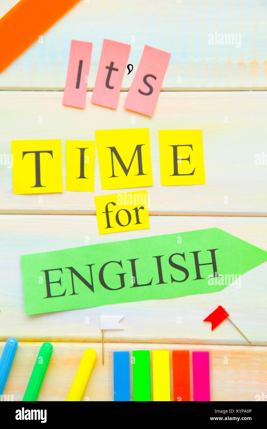 Education Concept With Pointers Stock Photo Alamy