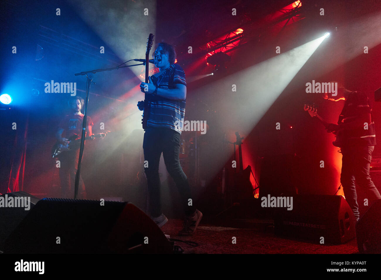 Dråpe, the Norwegian shoegaze and noise rock band, performs a live ...