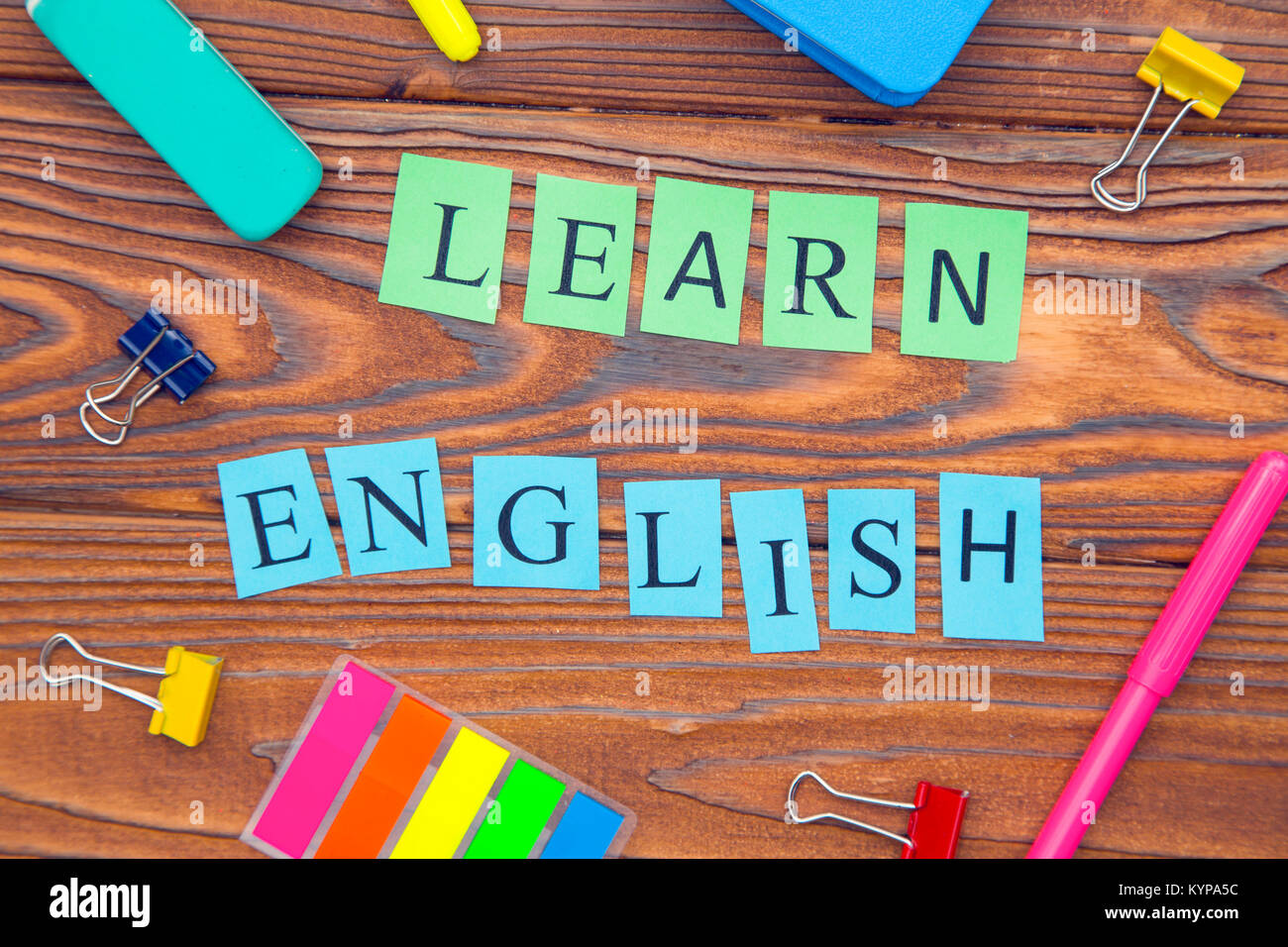 Learning languages concept Stock Photo - Alamy