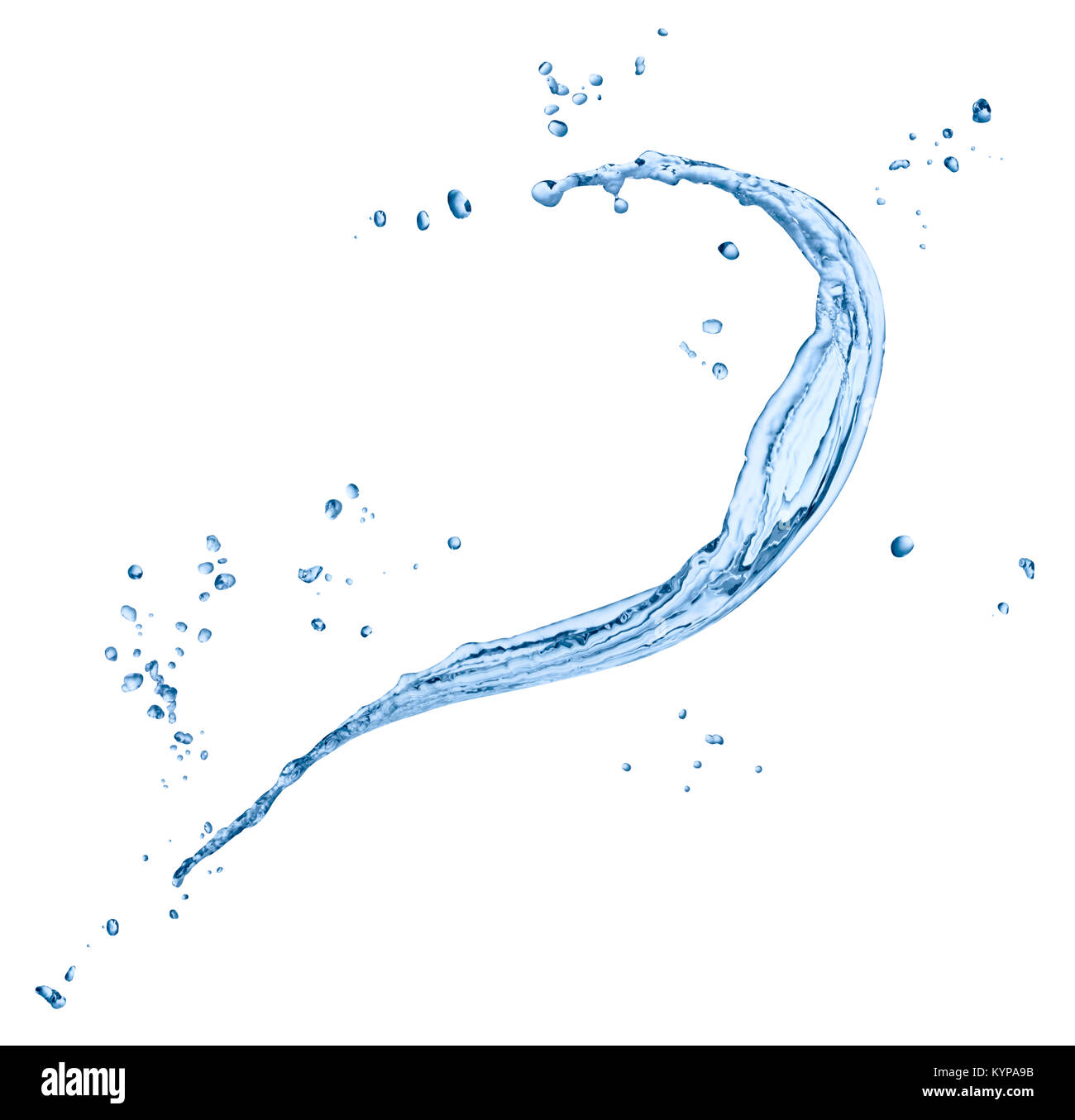 close up of a water splash on white background Stock Photo - Alamy