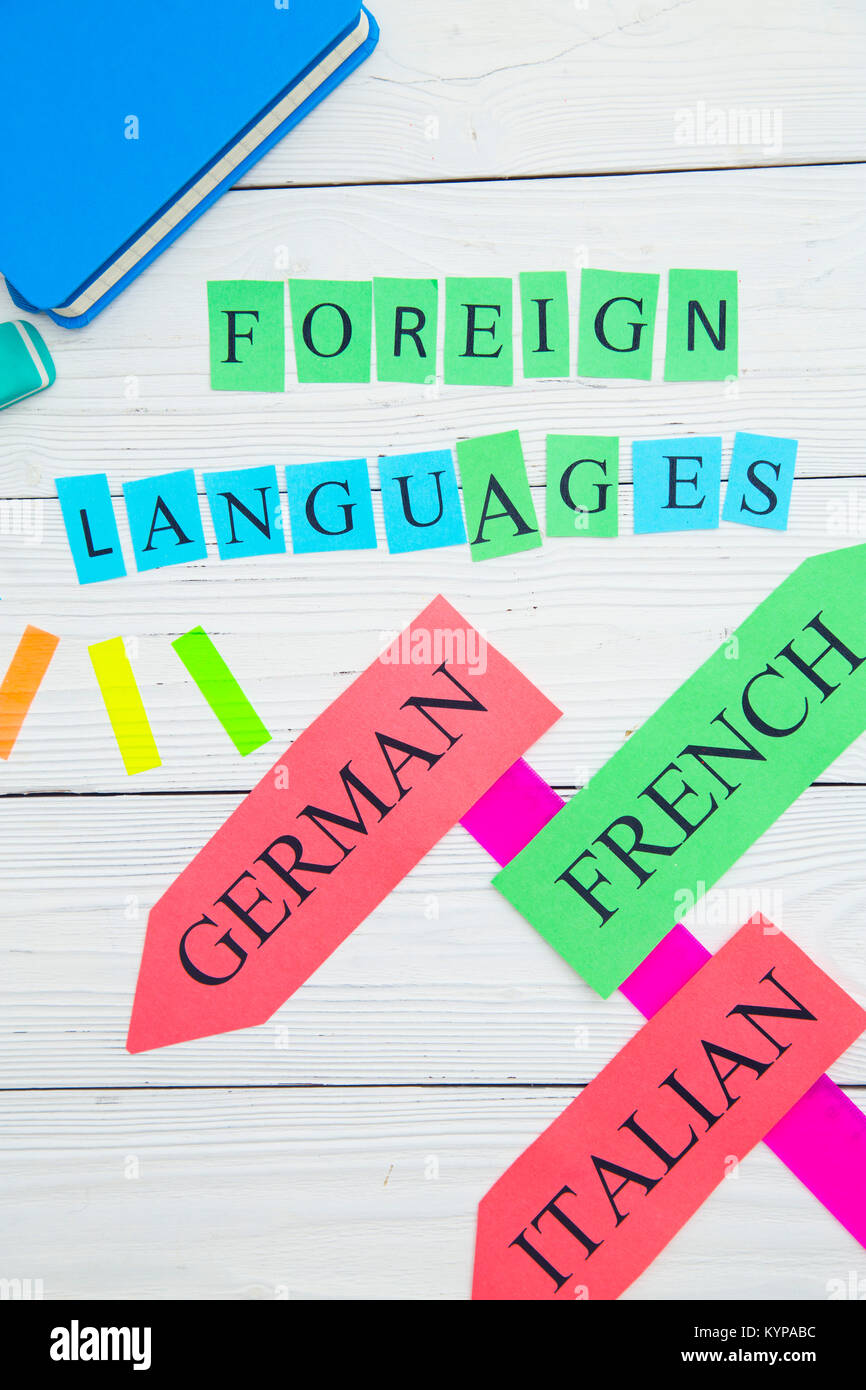 Teach languages hi-res stock photography and images - Alamy