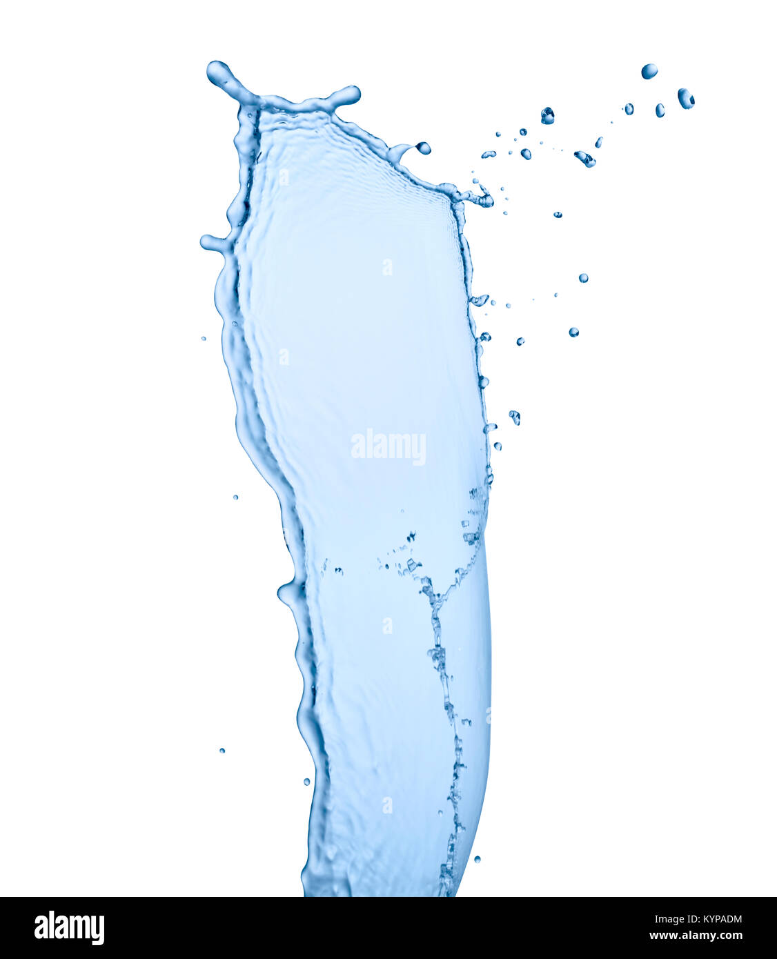 close up of a water splash on white background Stock Photo - Alamy