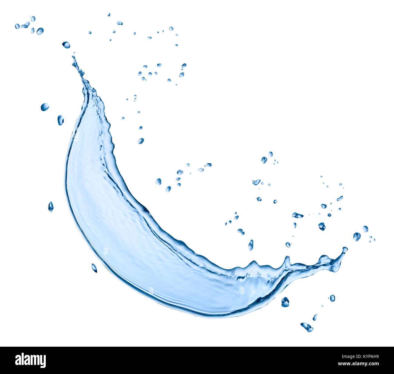 close up of a water splash on white background Stock Photo - Alamy