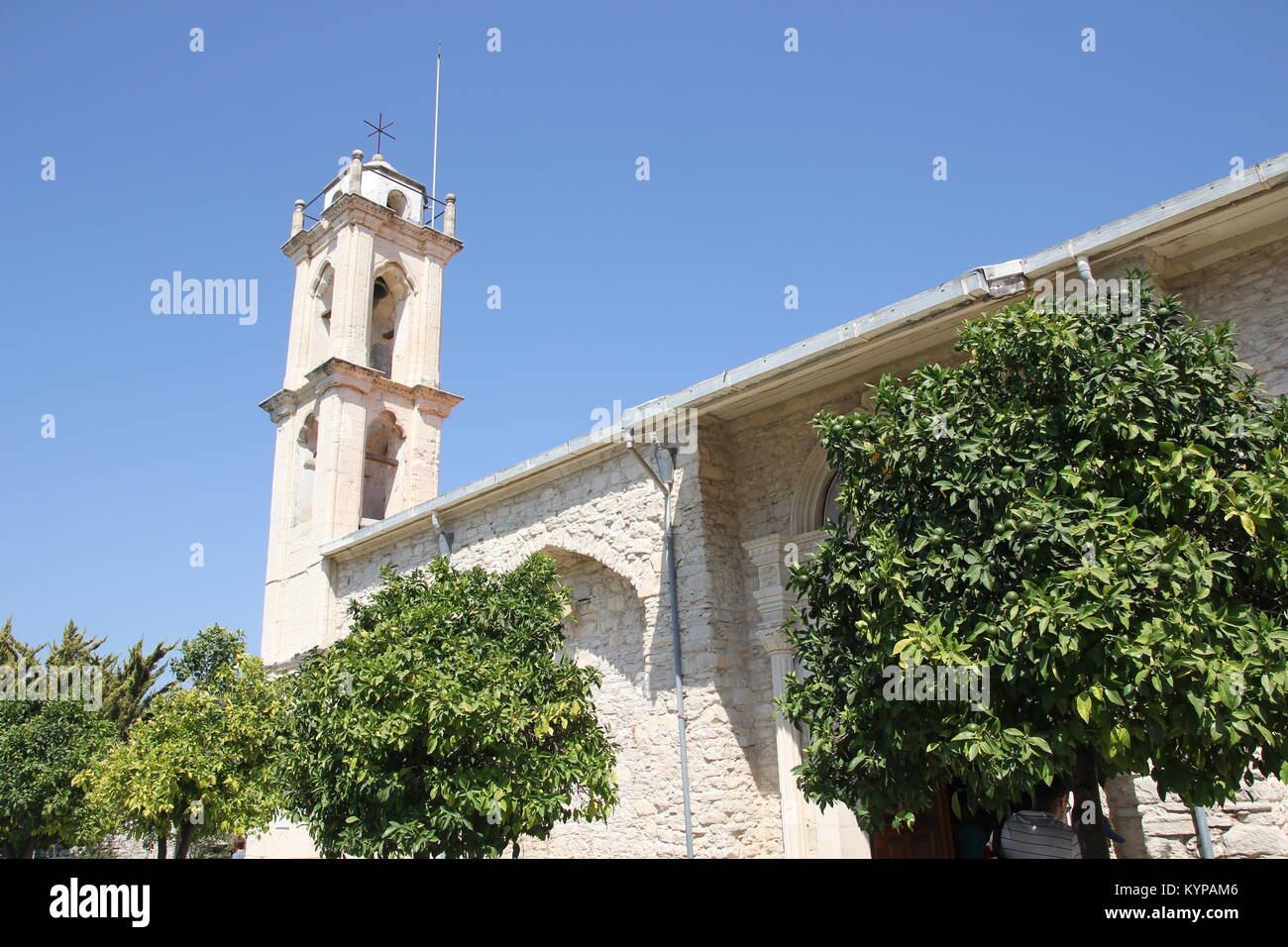 High stone bell tower of the historic Christian Church Stock Photo - Alamy