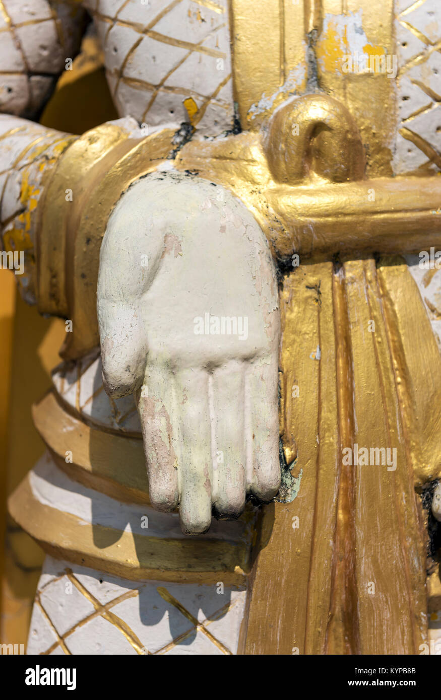 Spirit (nat) statue at Shwedagon Pagoda, Yangon (Rangoon), Myanmar ...