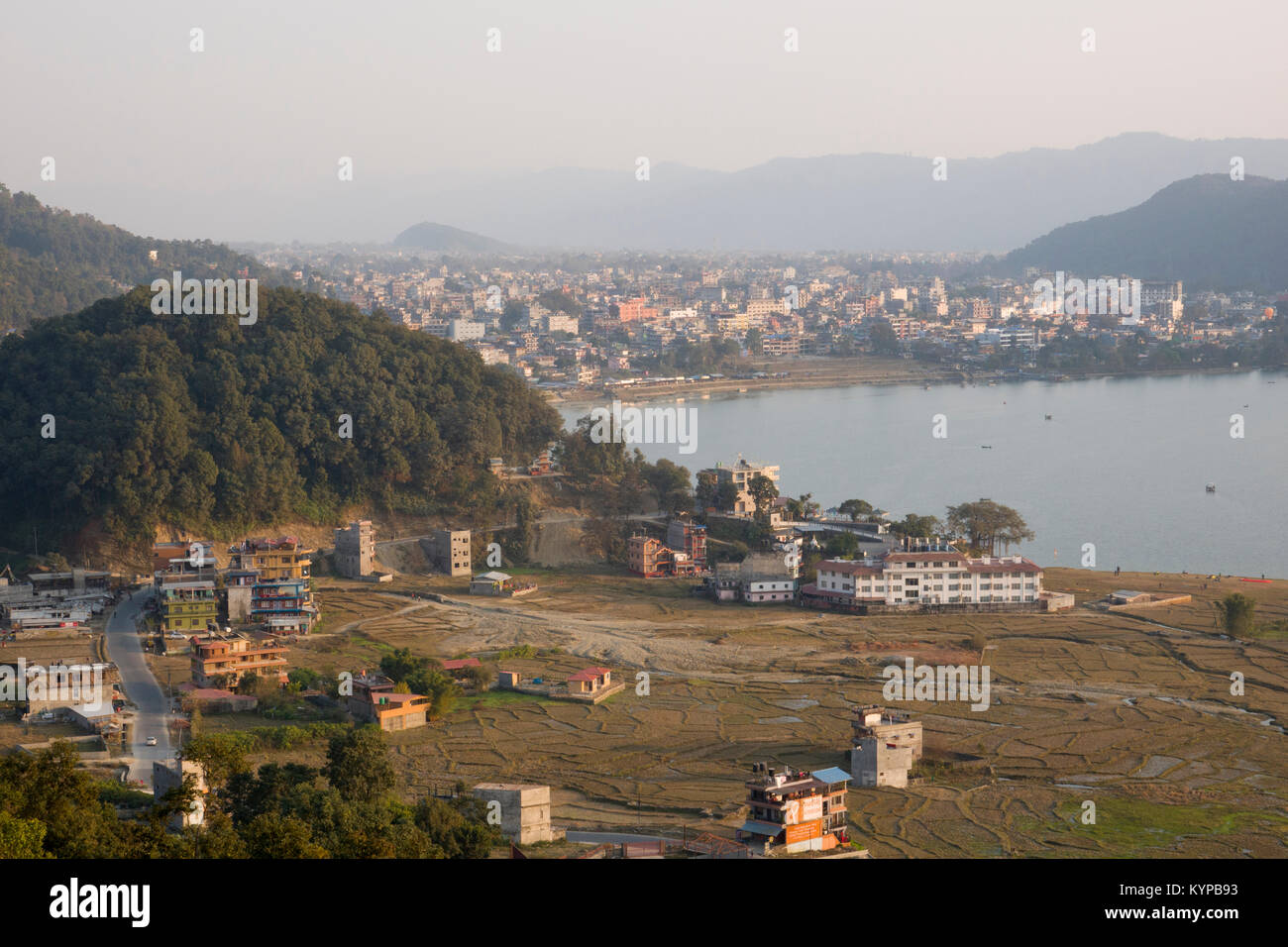 Pokhara lake hi-res stock photography and images - Alamy