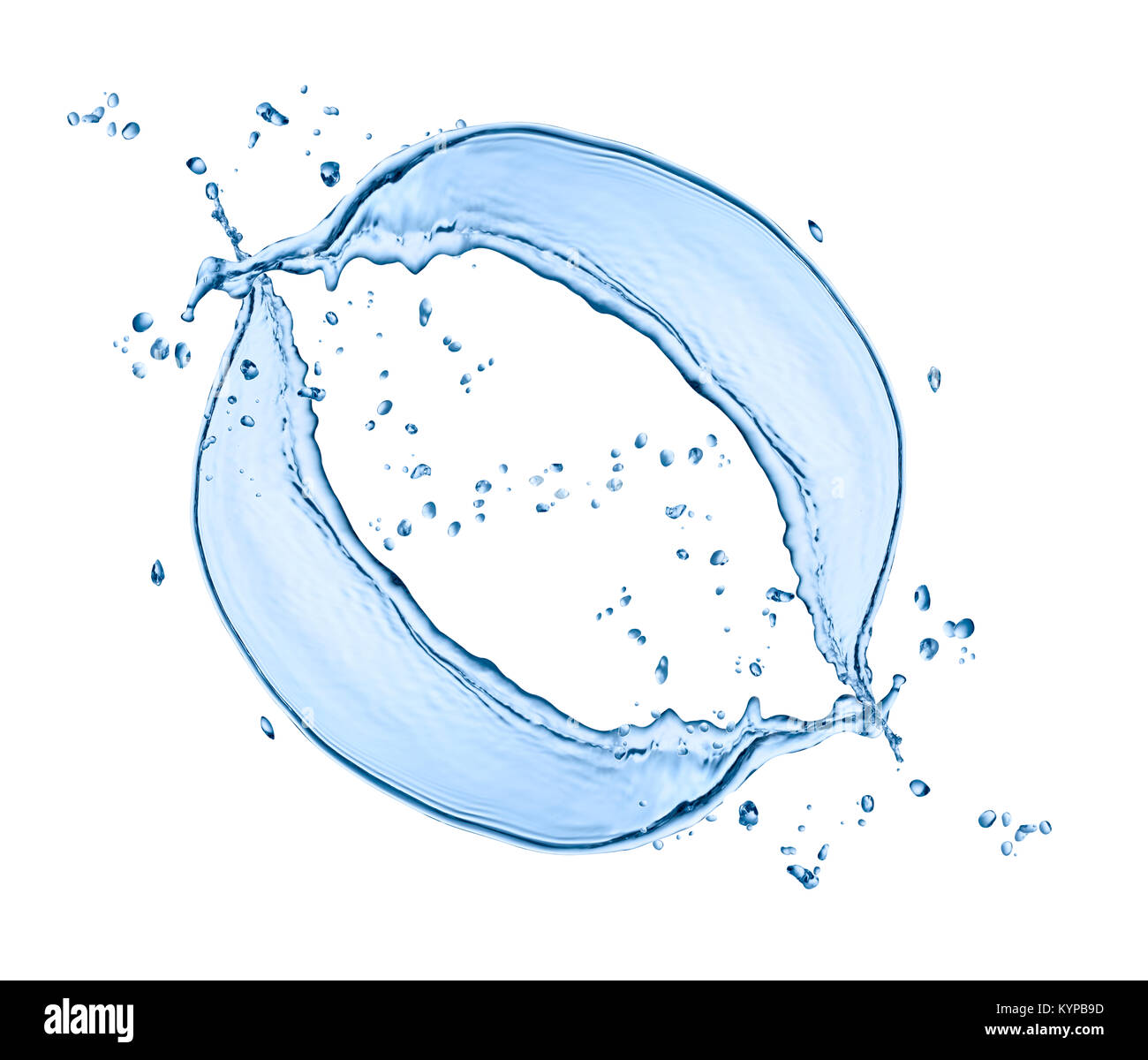close up of a water splash on white background Stock Photo - Alamy