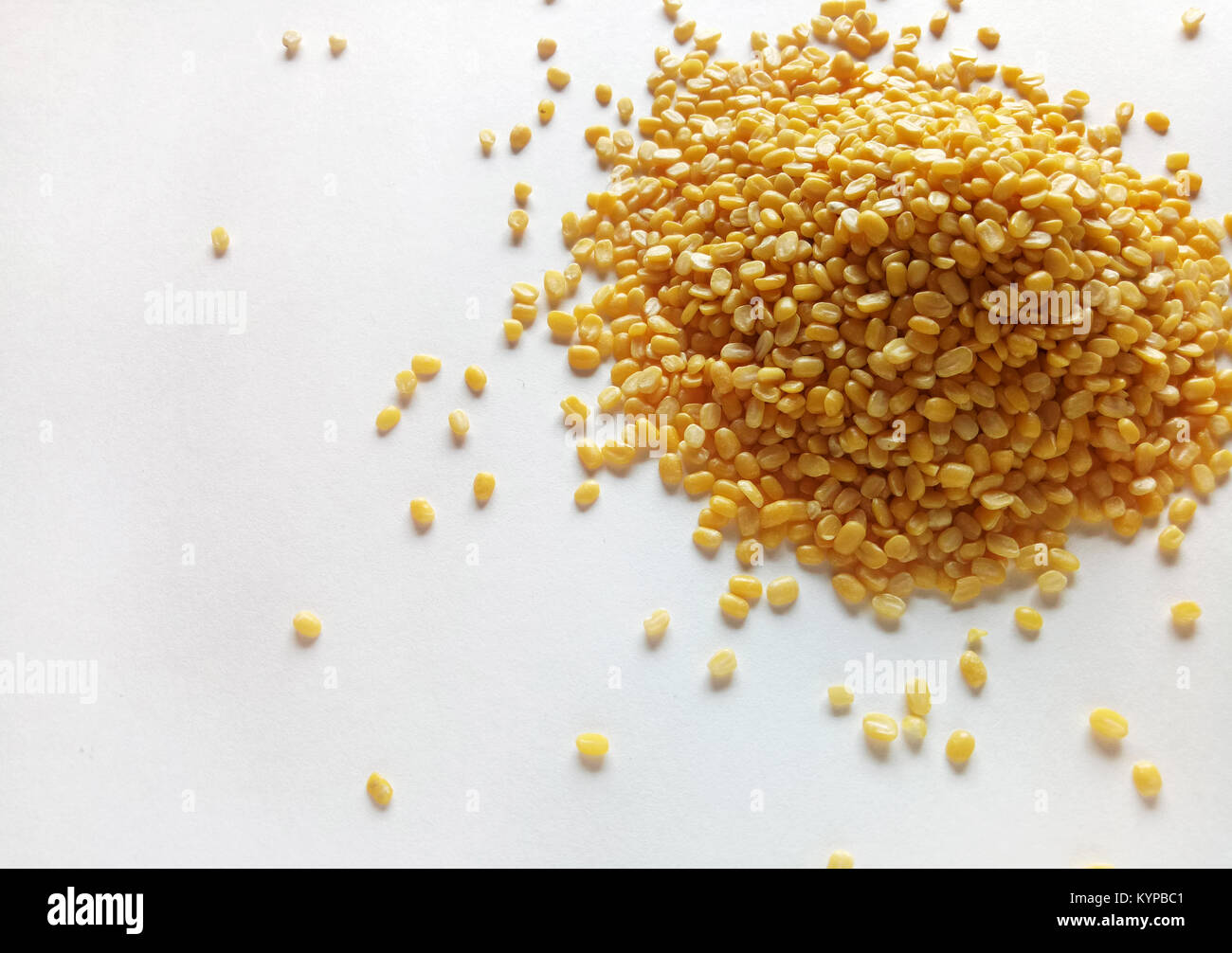 Split Mung Bean Natural and Healthy Food Stock Photo - Alamy