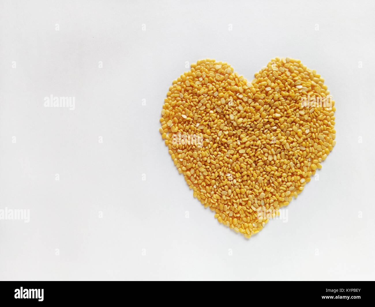 Split Mung Bean Natural and Healthy Food Stock Photo - Alamy