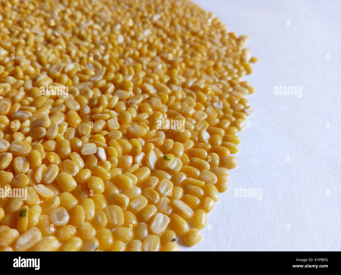Split Mung Bean Natural and Healthy Food Stock Photo - Alamy