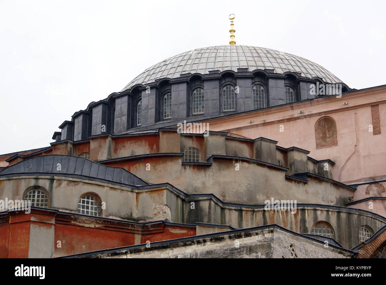 Roof of Hagya Sophya in Istanbul, Turkey Stock Photo - Alamy