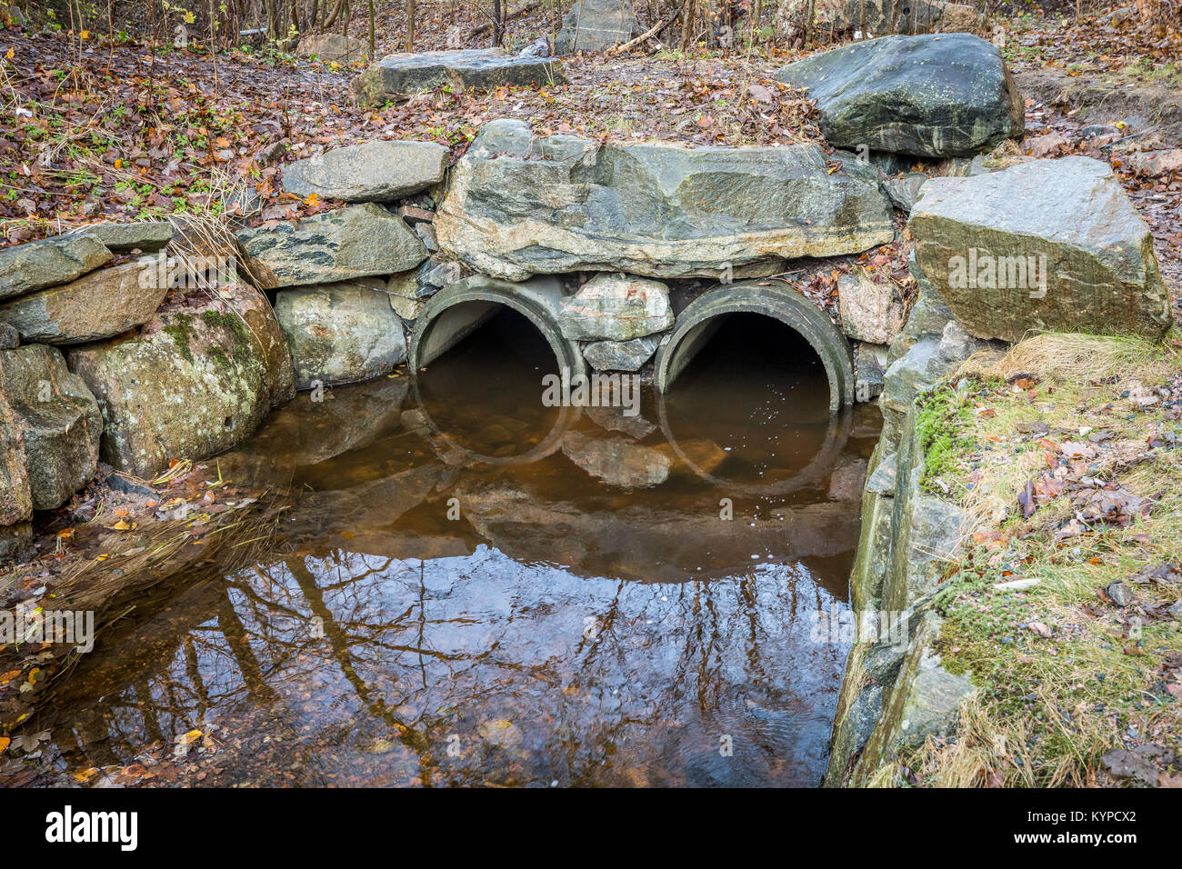 Drainage system under road hi-res stock photography and images - Alamy