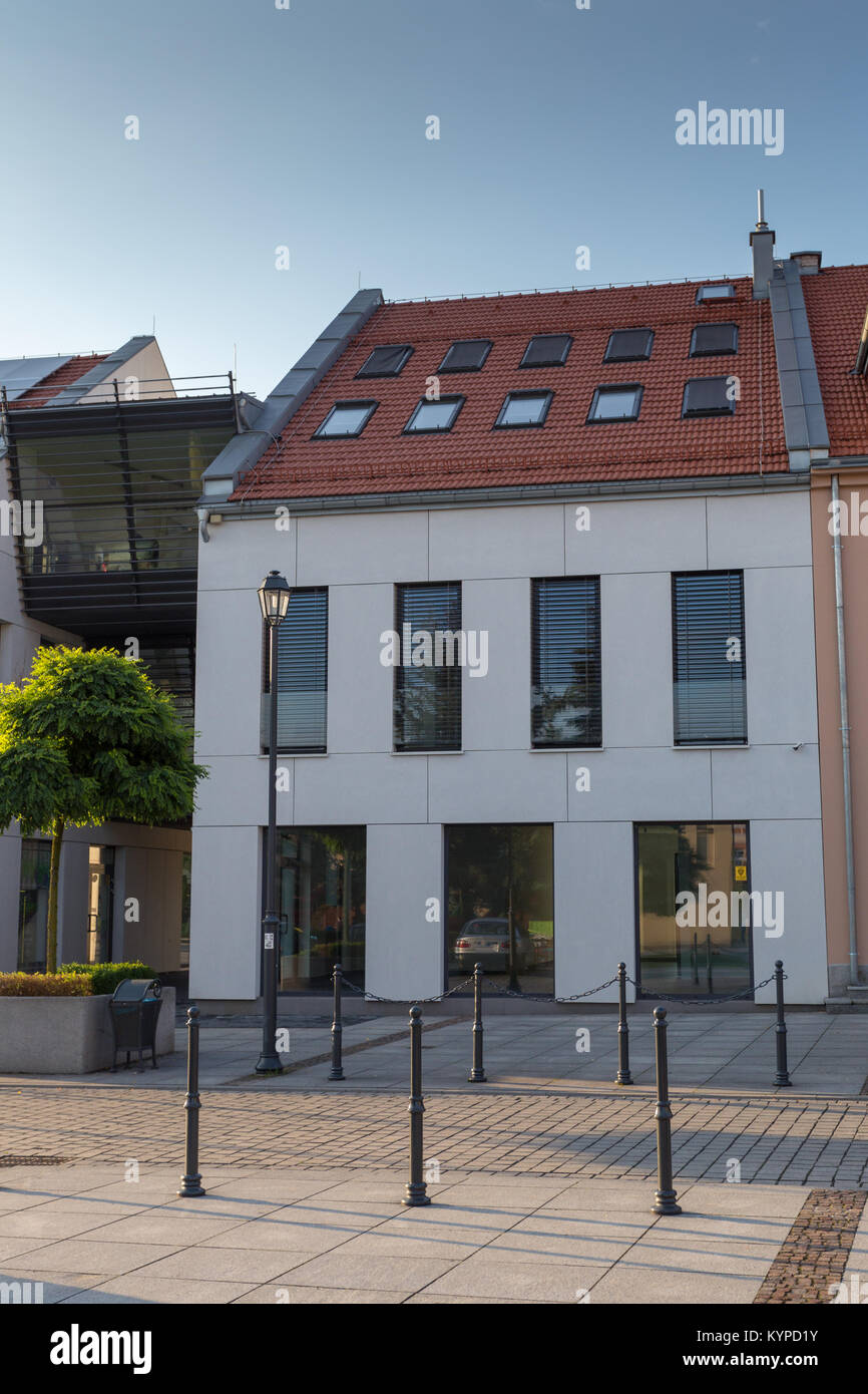 Modern design tenement house in Krzeszowice, Poland Stock Photo - Alamy