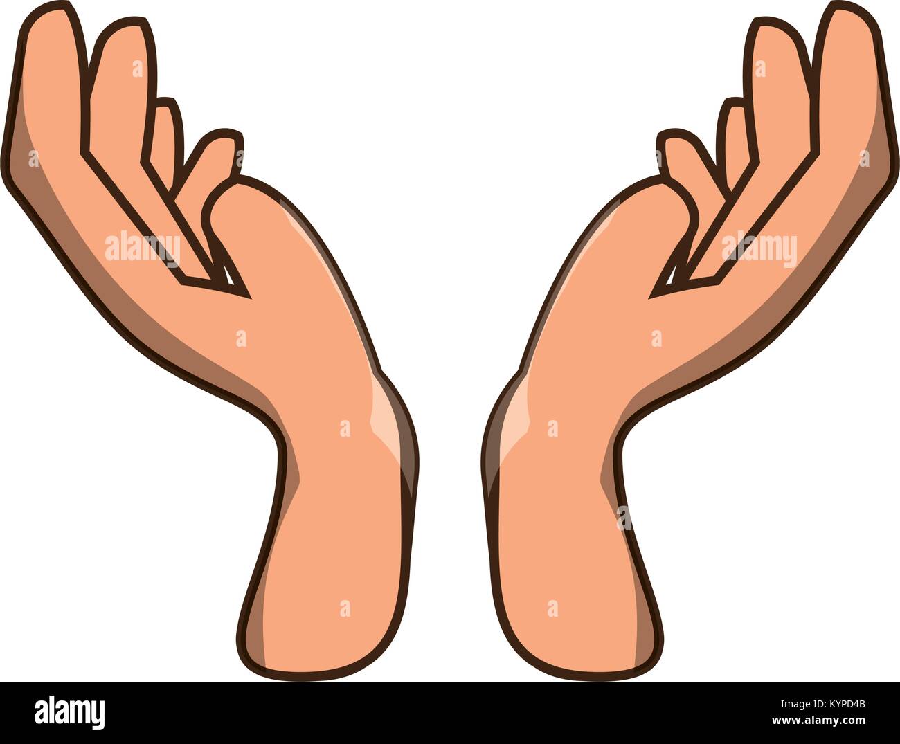open hands icon Stock Vector Image & Art - Alamy