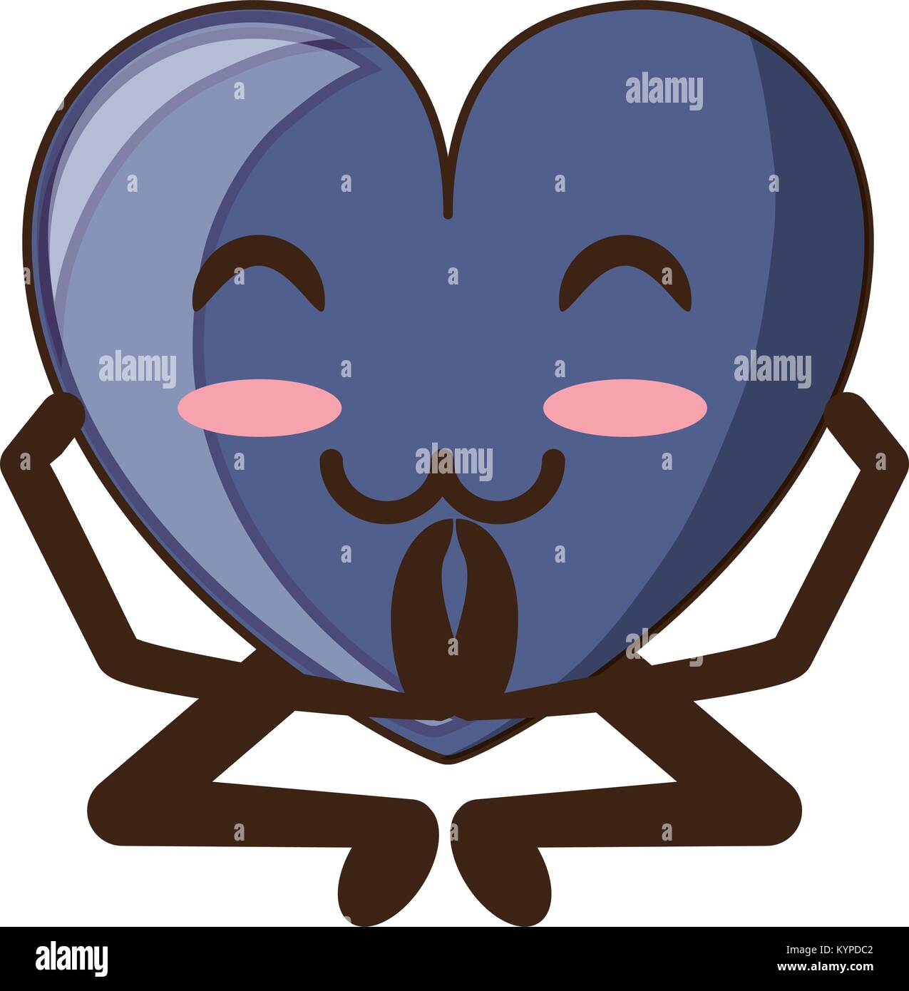 kawaii heart icon Stock Vector Image & Art - Alamy