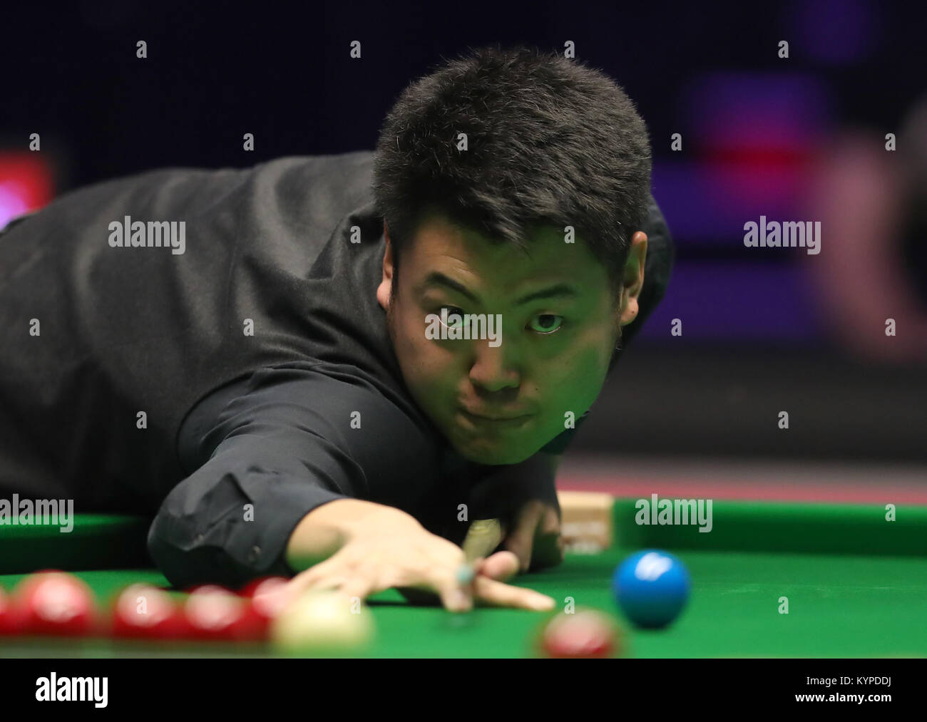 Liang Wenbo during day two of the 2018 Dafabet Masters at Alexandra ...
