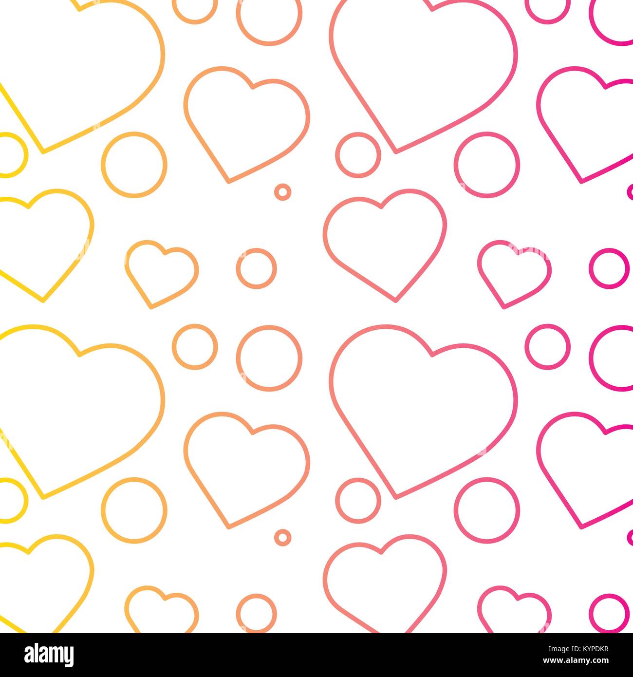 romantic heart love pattern image Stock Vector Image & Art - Alamy