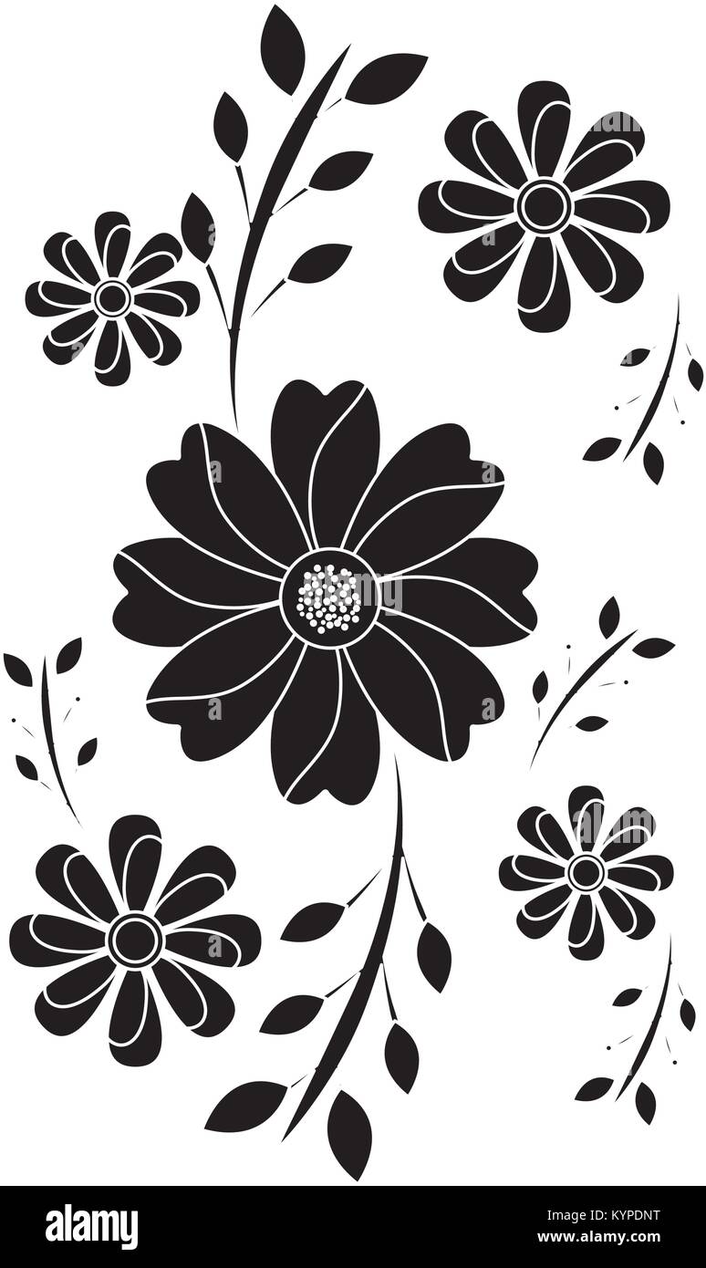 flowers emblem icon image Stock Vector Image & Art - Alamy