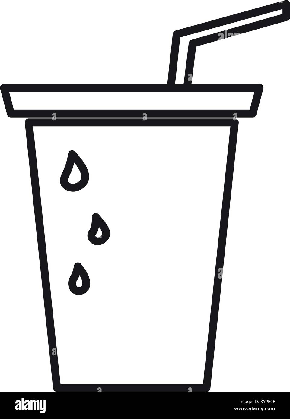 American soda cup Stock Vector Images - Alamy