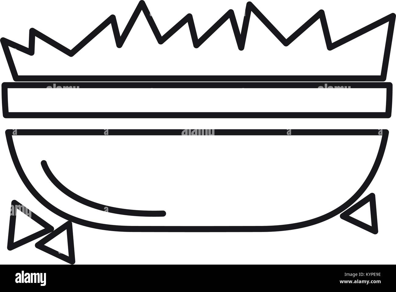 Bowl of nachos outline Stock Vector Image & Art - Alamy
