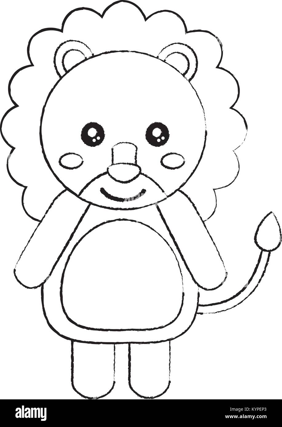 Lion posing Black and White Stock Photos & Images - Alamy