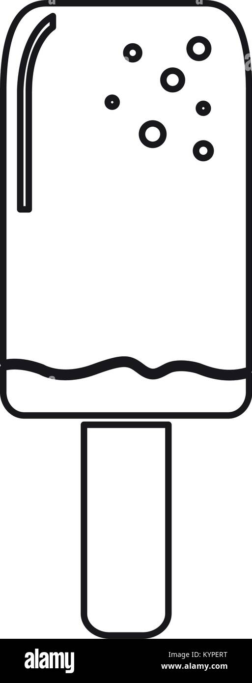 Isolated popsicle outline Stock Vector Image & Art - Alamy