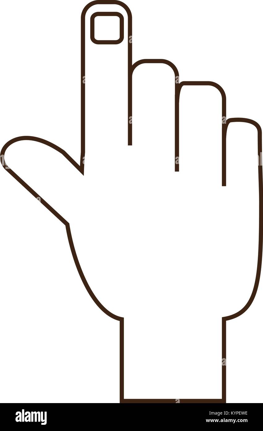 hand pointing icon Stock Vector Image & Art - Alamy