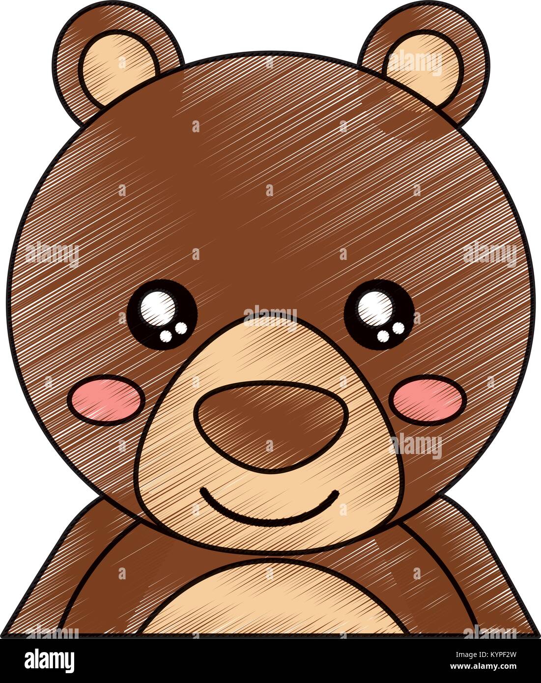 cute portrait bear animal baby Stock Vector Image & Art - Alamy