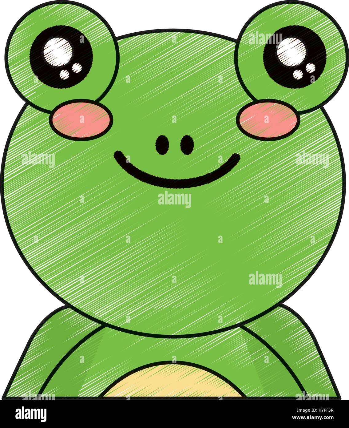 cute portrait frog animal baby Stock Vector Image & Art - Alamy