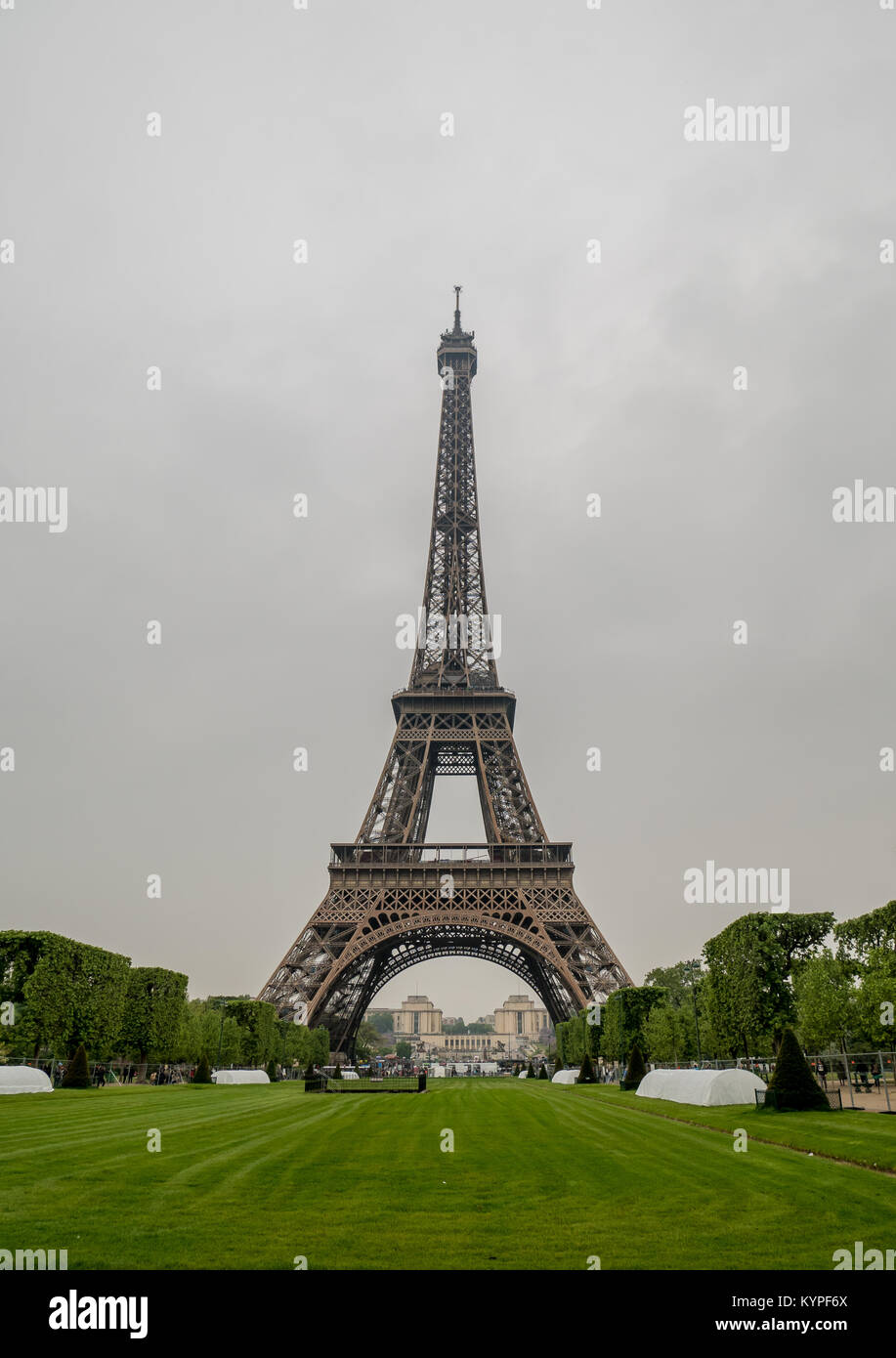 View on the Eiffel tower in Paris Stock Photo - Alamy