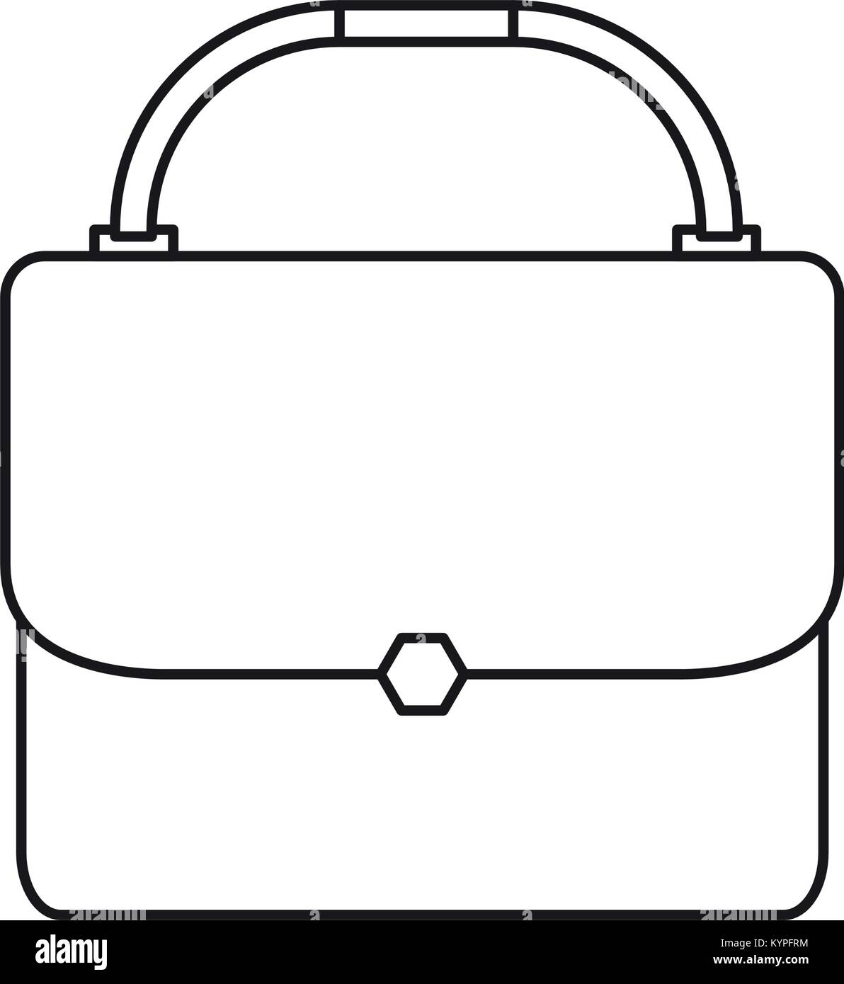 Isolated suitcase outline Stock Vector Image & Art - Alamy