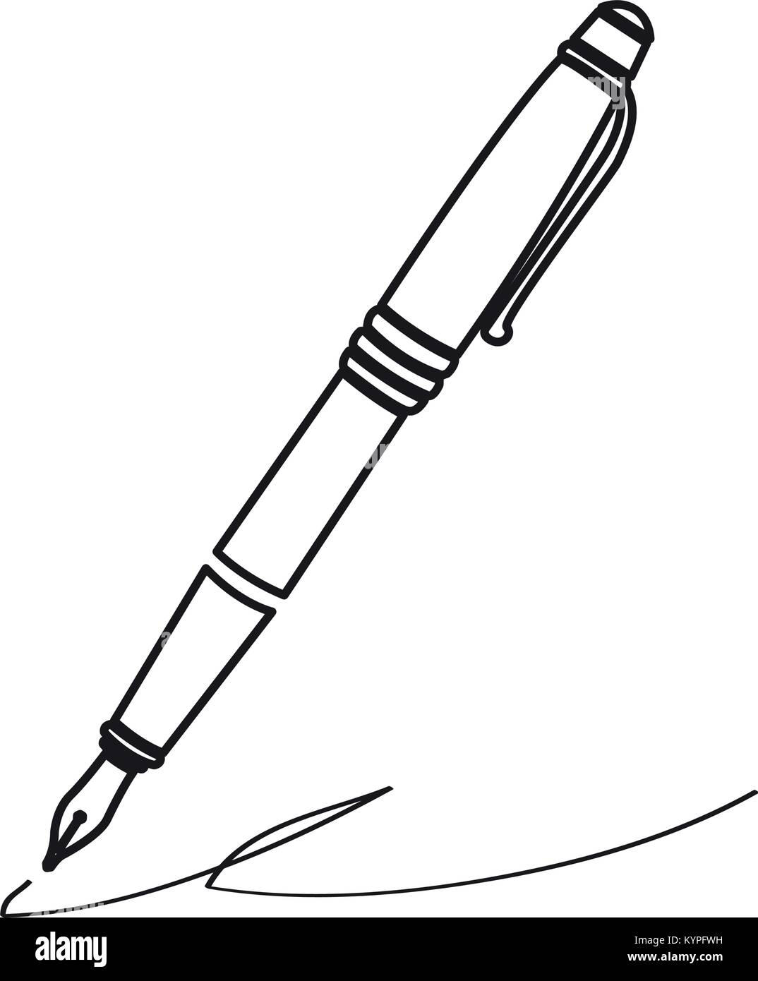 Isolated pen icon Stock Vector Image & Art - Alamy