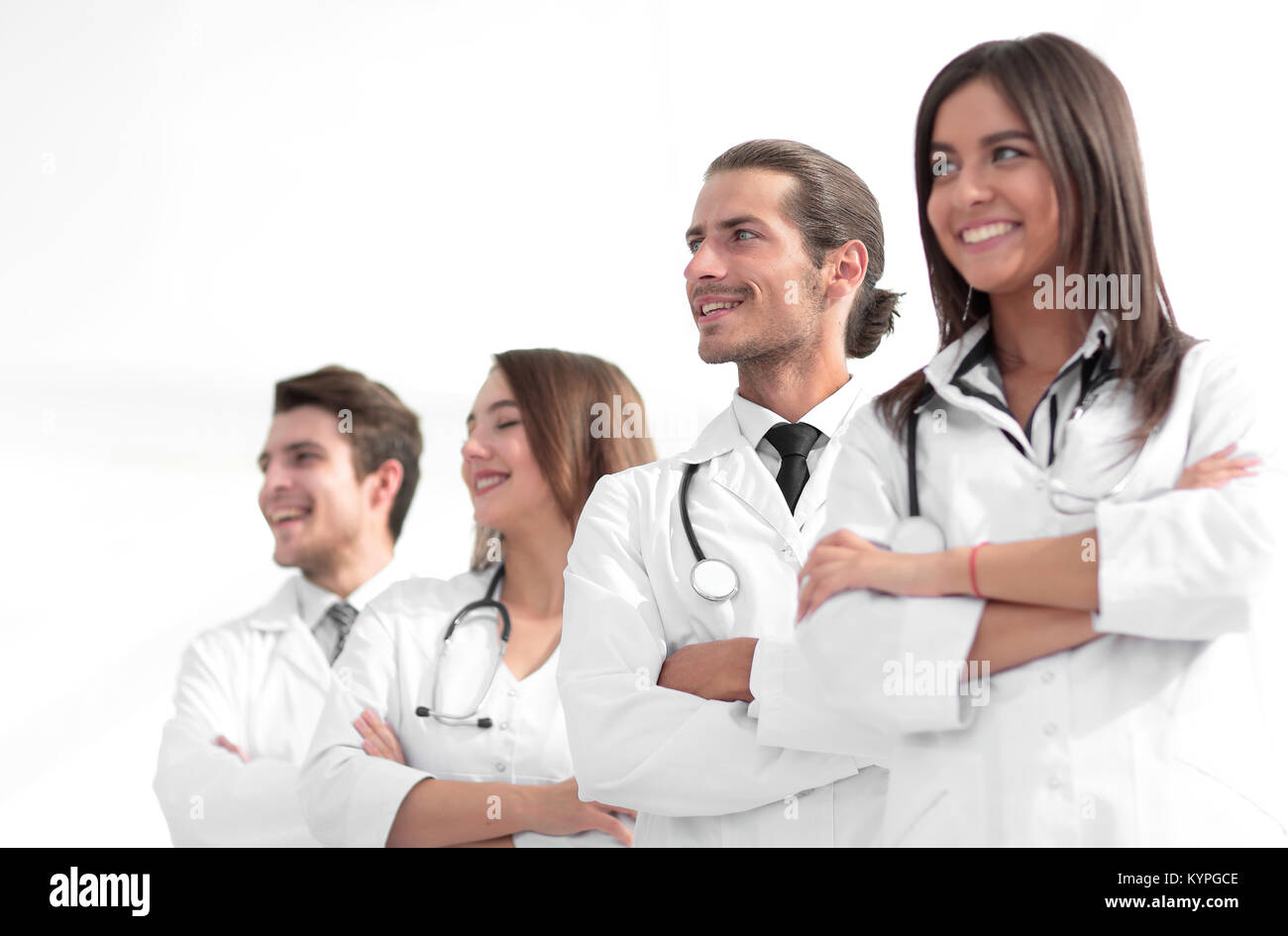group of employees of the medical center Stock Photo - Alamy