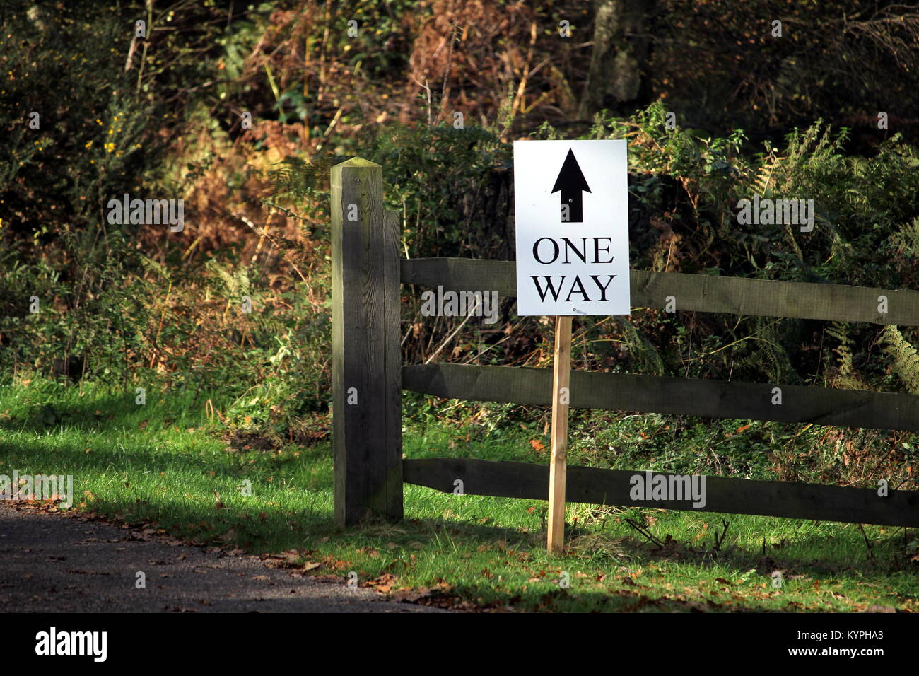 One way access hi-res stock photography and images - Alamy