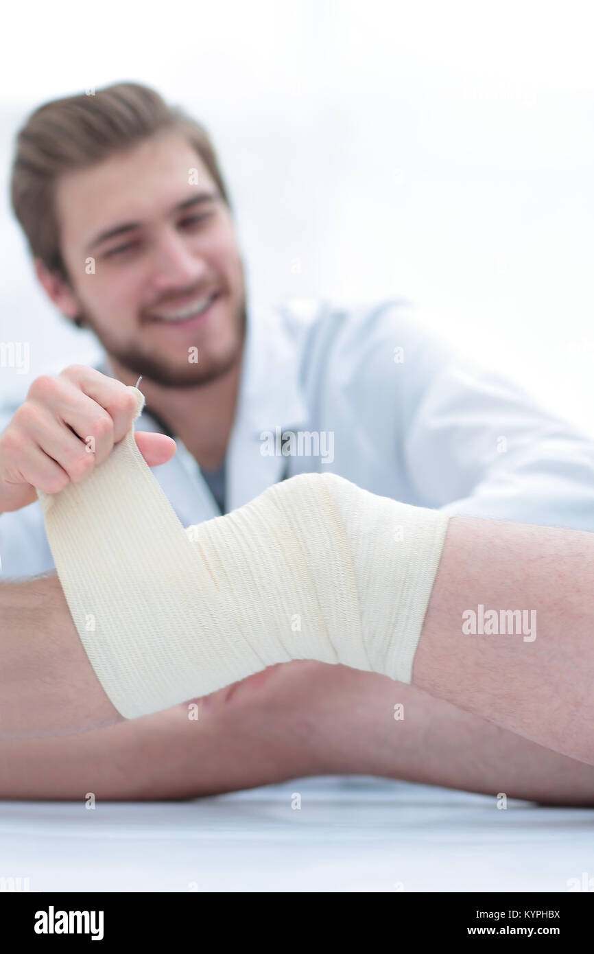 Bandaging A Wound High Resolution Stock Photography and Images - Alamy