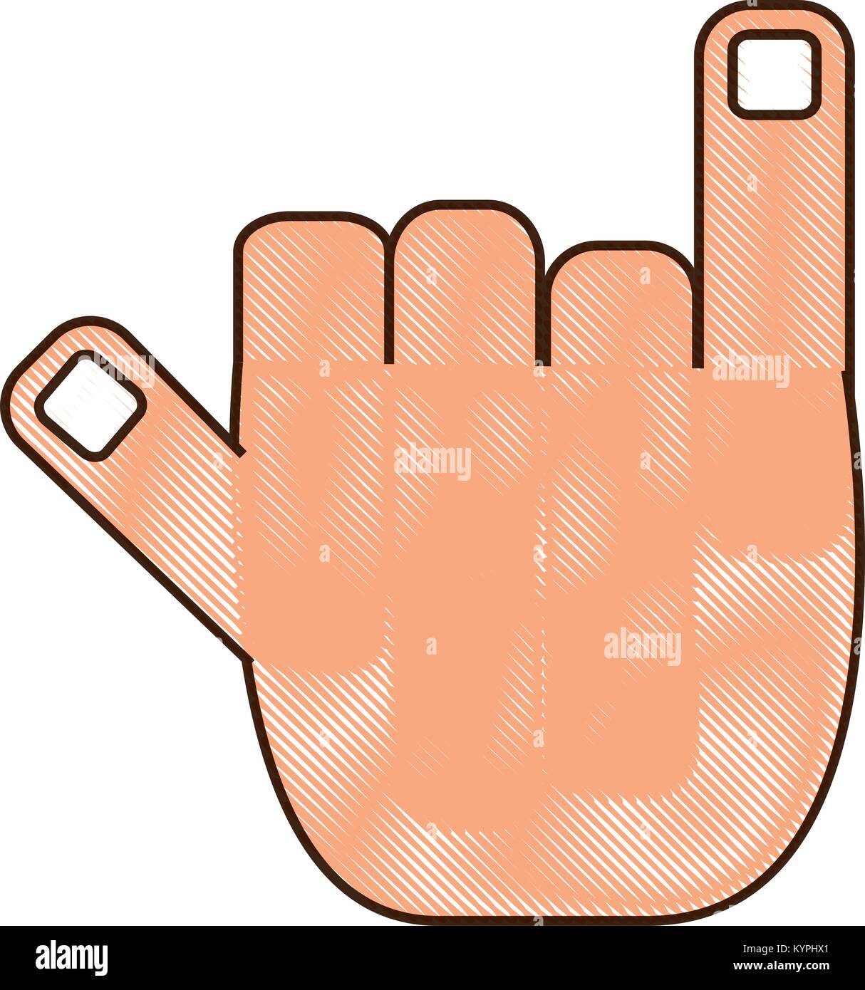 human hand icon Stock Vector Image & Art - Alamy