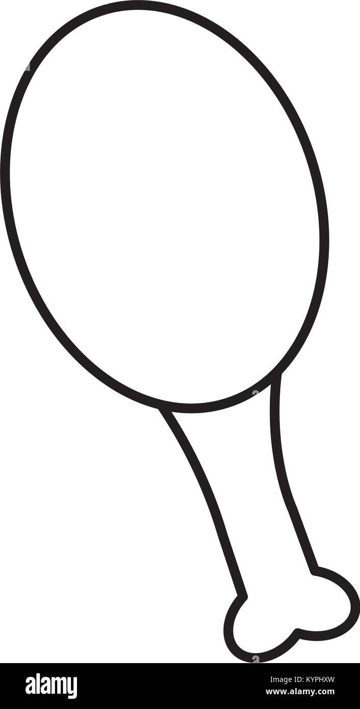 Cartoon cooked chicken Black and White Stock Photos & Images - Alamy