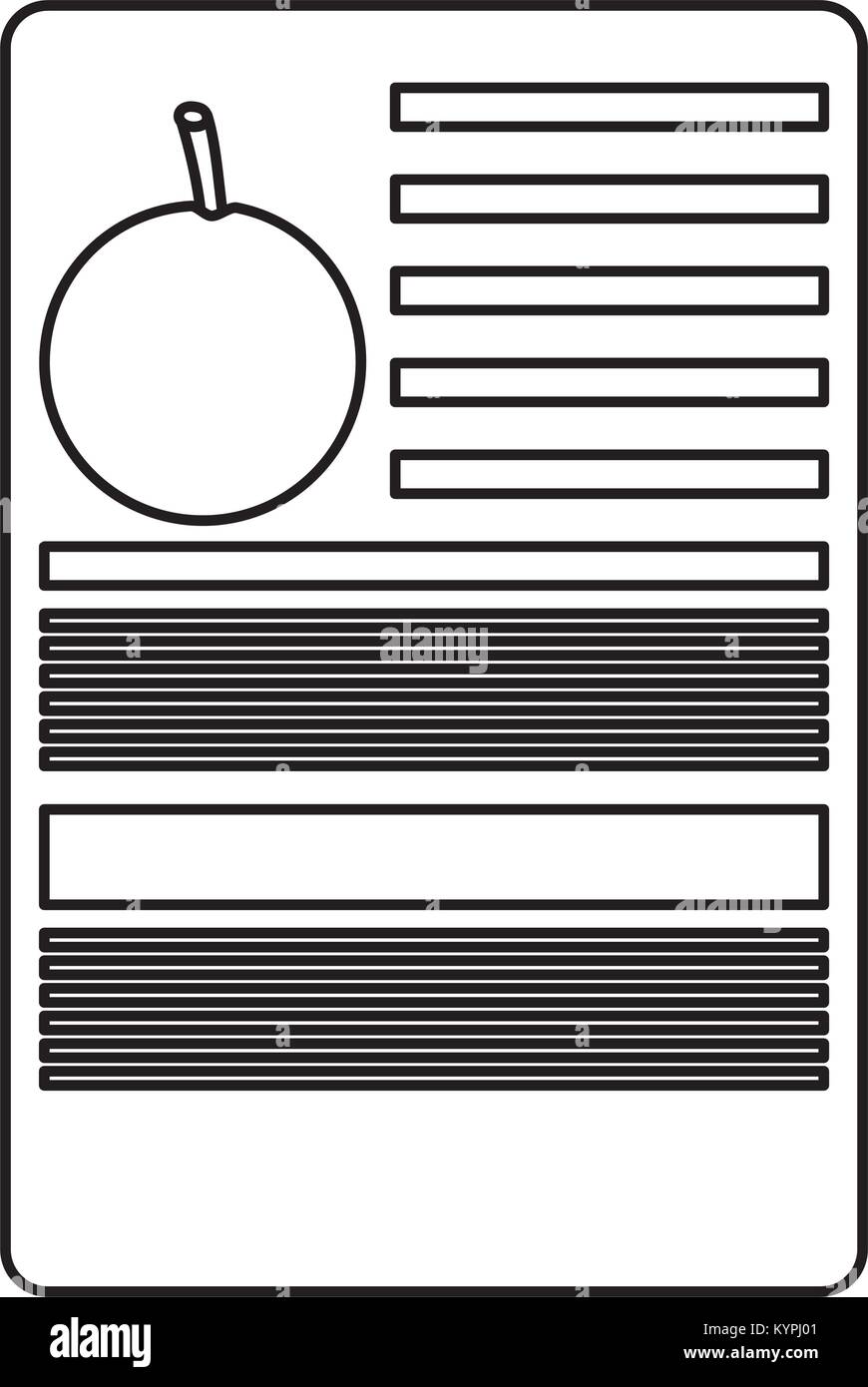 orange nutrition facts label template Stock Vector Image & Art - Alamy