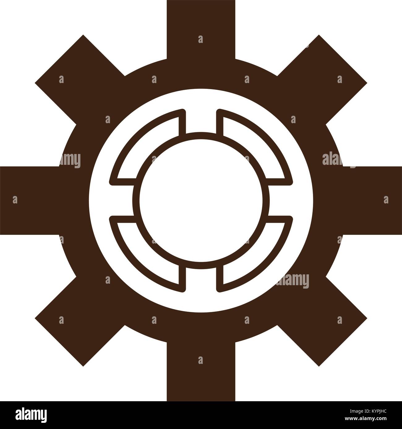 gear wheel icon Stock Vector Image & Art - Alamy