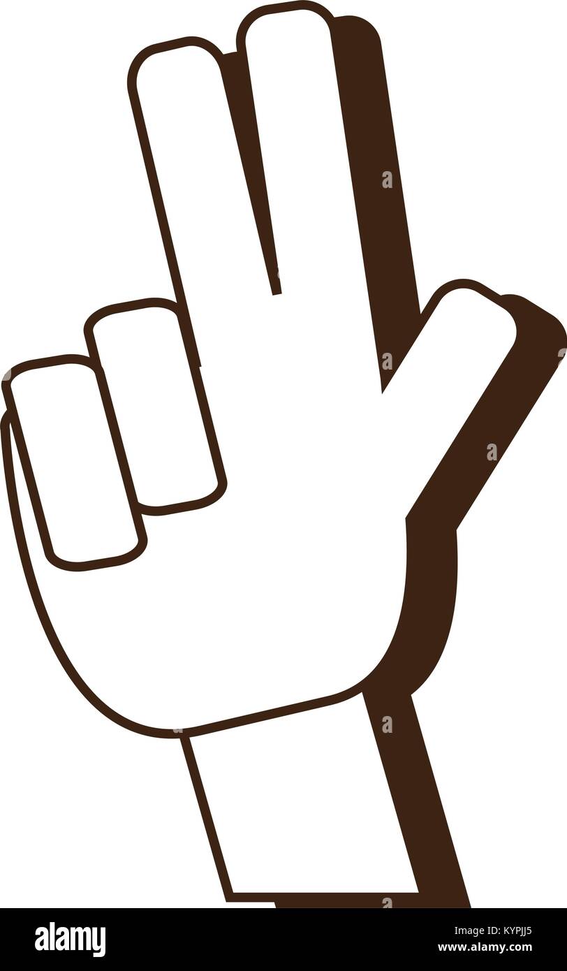 human hand icon Stock Vector Image & Art - Alamy