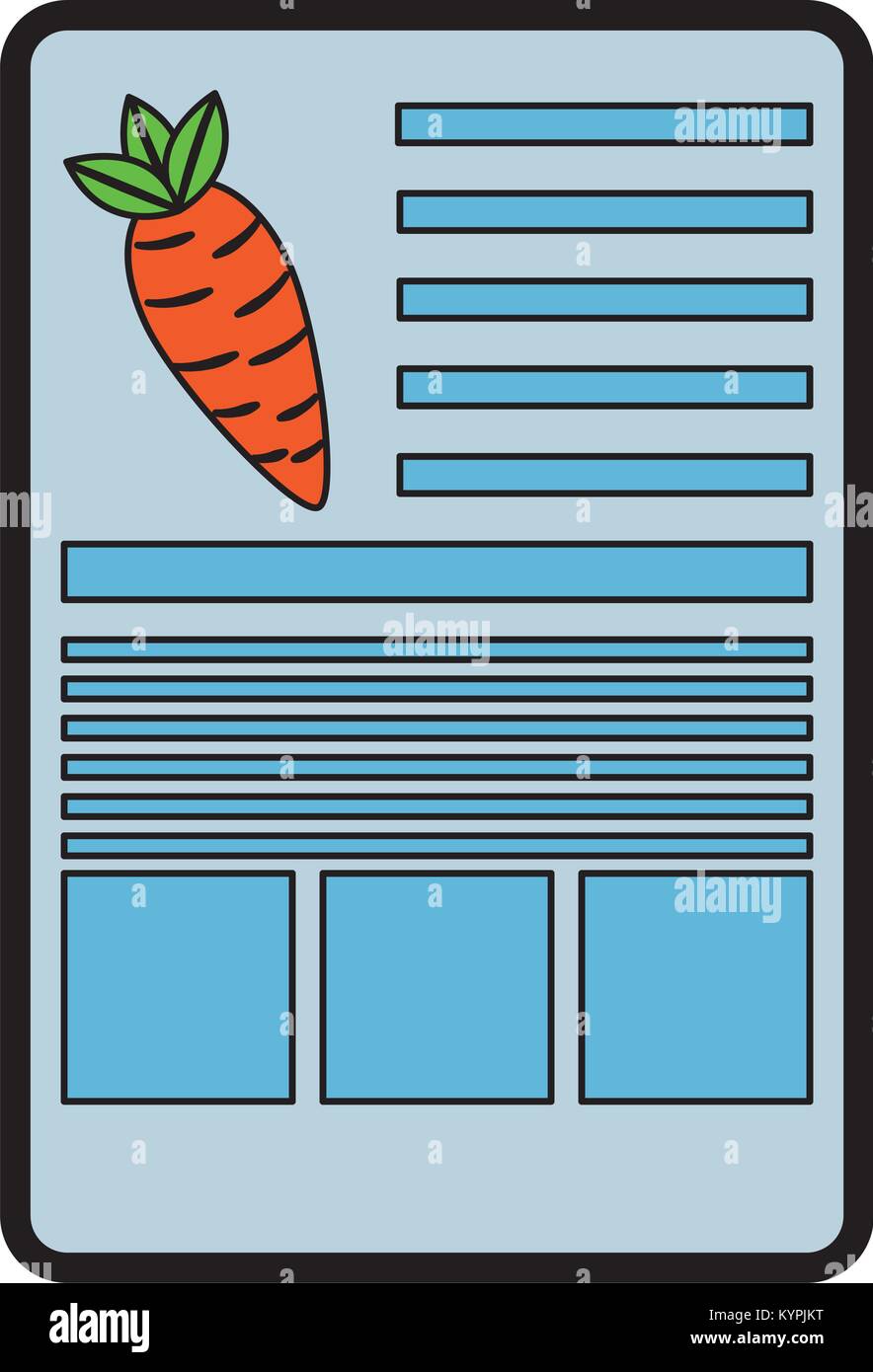 carrot nutrition facts label template Stock Vector Image & Art - Alamy