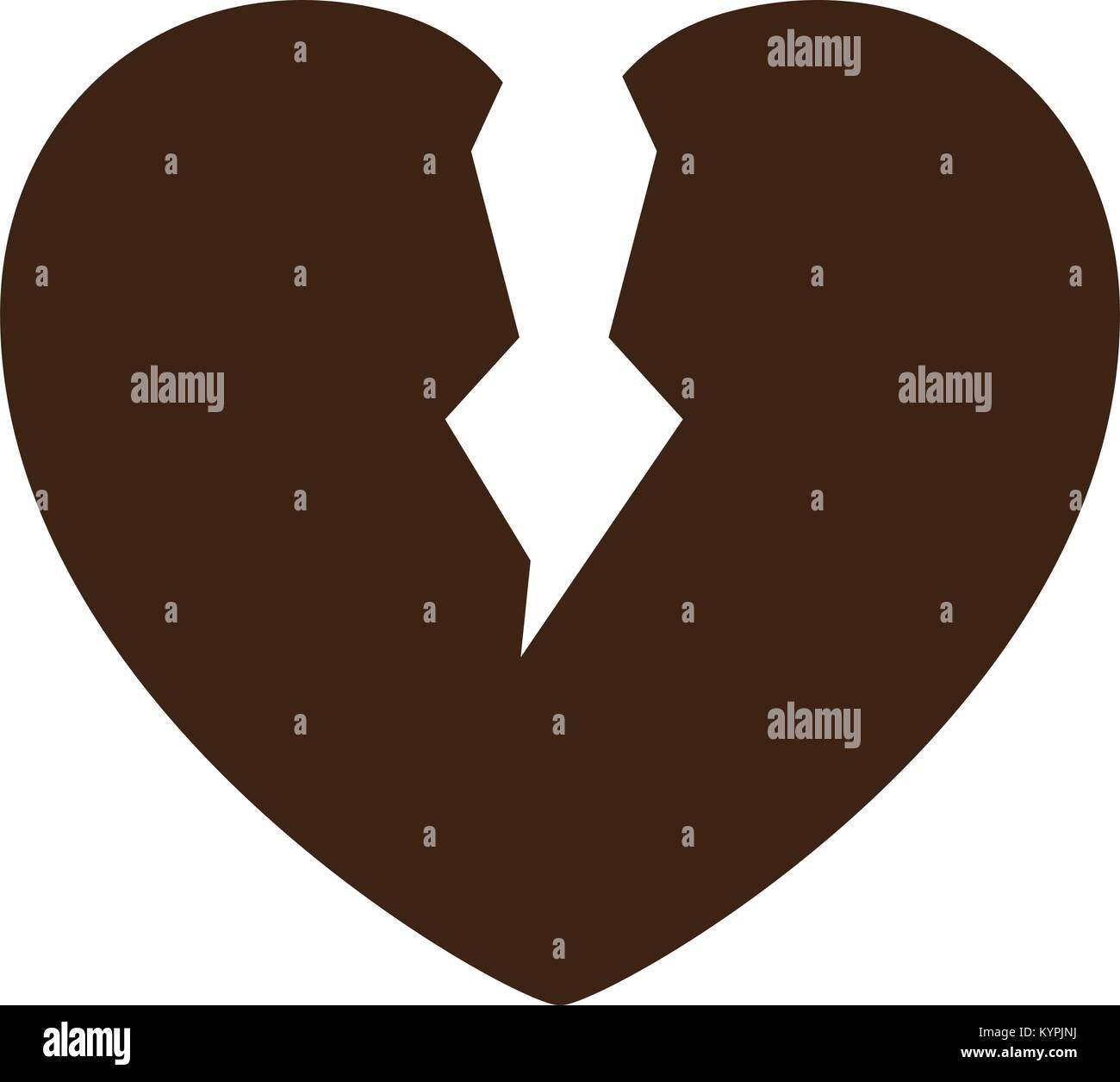 broken heart icon Stock Vector Image & Art - Alamy
