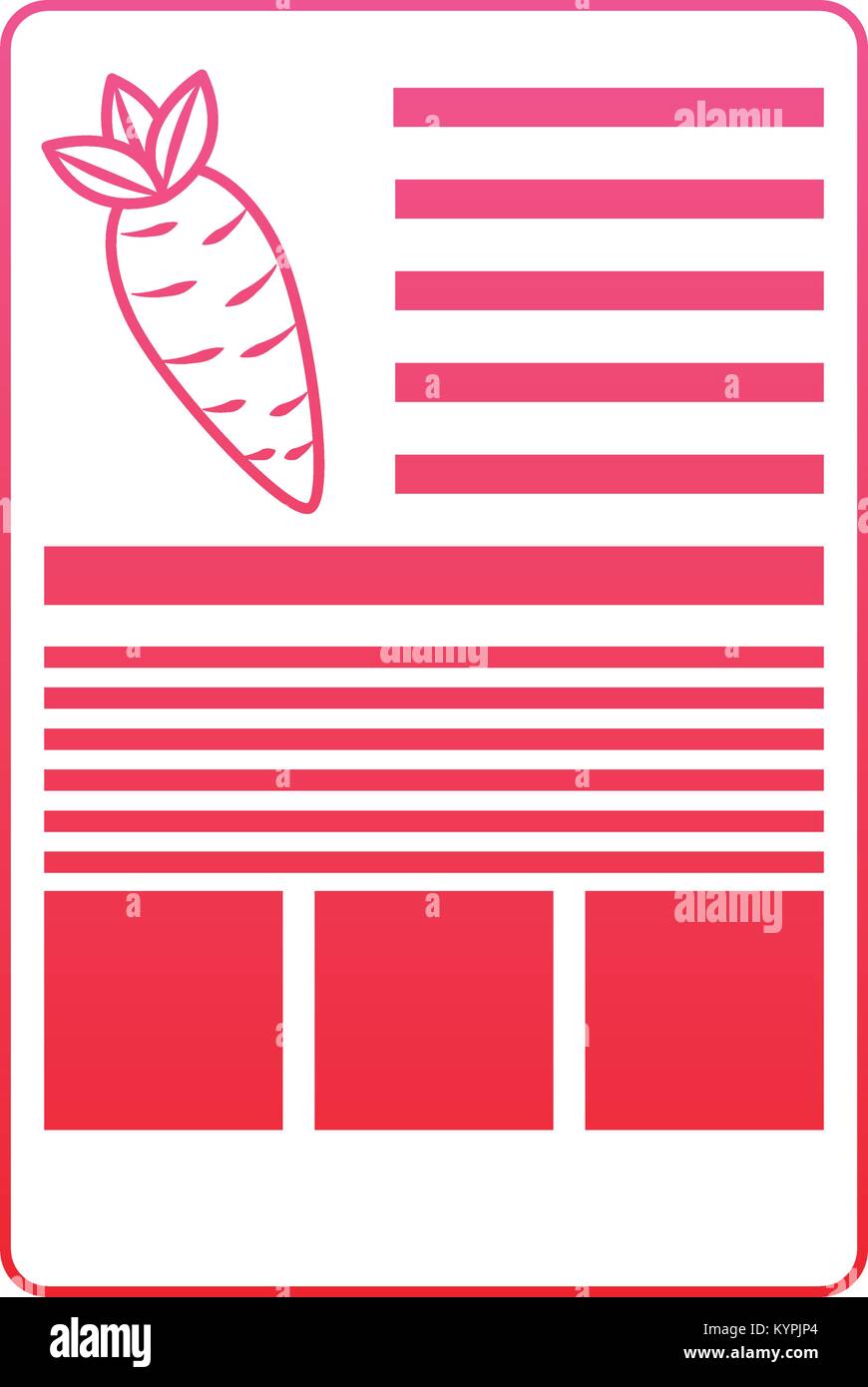 carrot nutrition facts label template Stock Vector Image & Art - Alamy