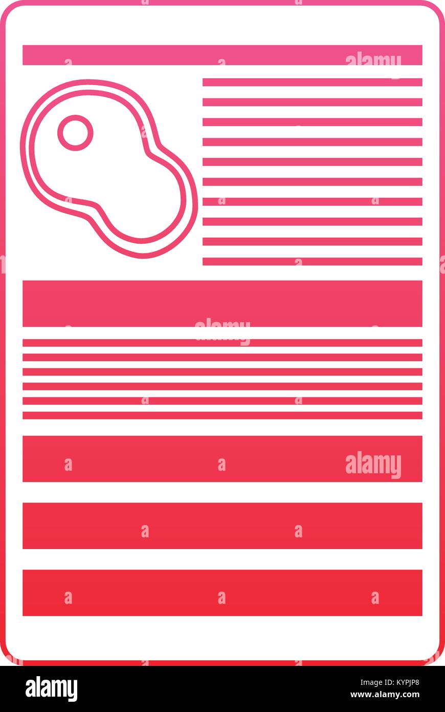 steak fillet nutrition facts label template Stock Vector Image & Art ...