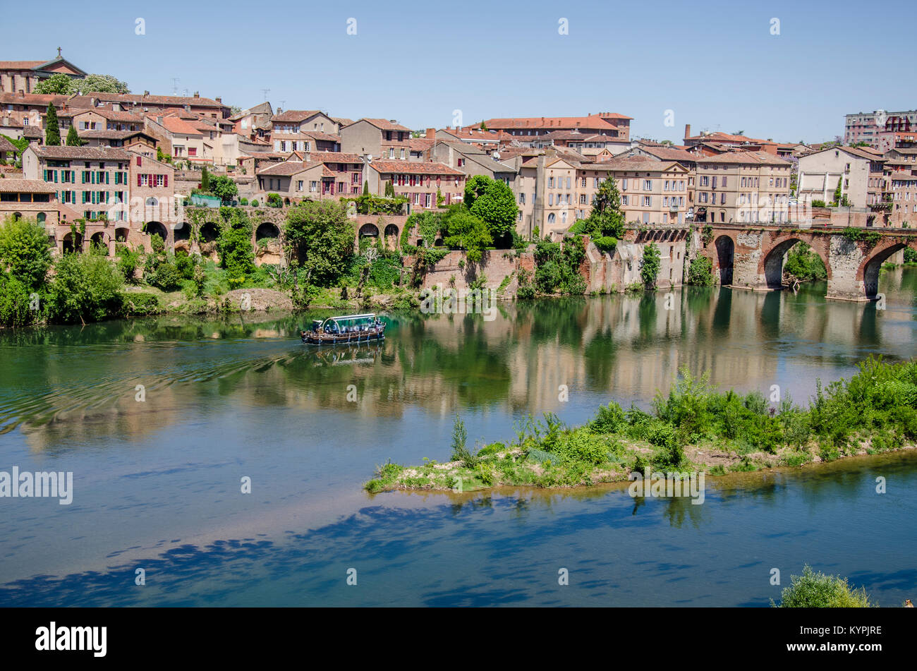 The city of Albi declared World Heritage by Unesco is located on the ...