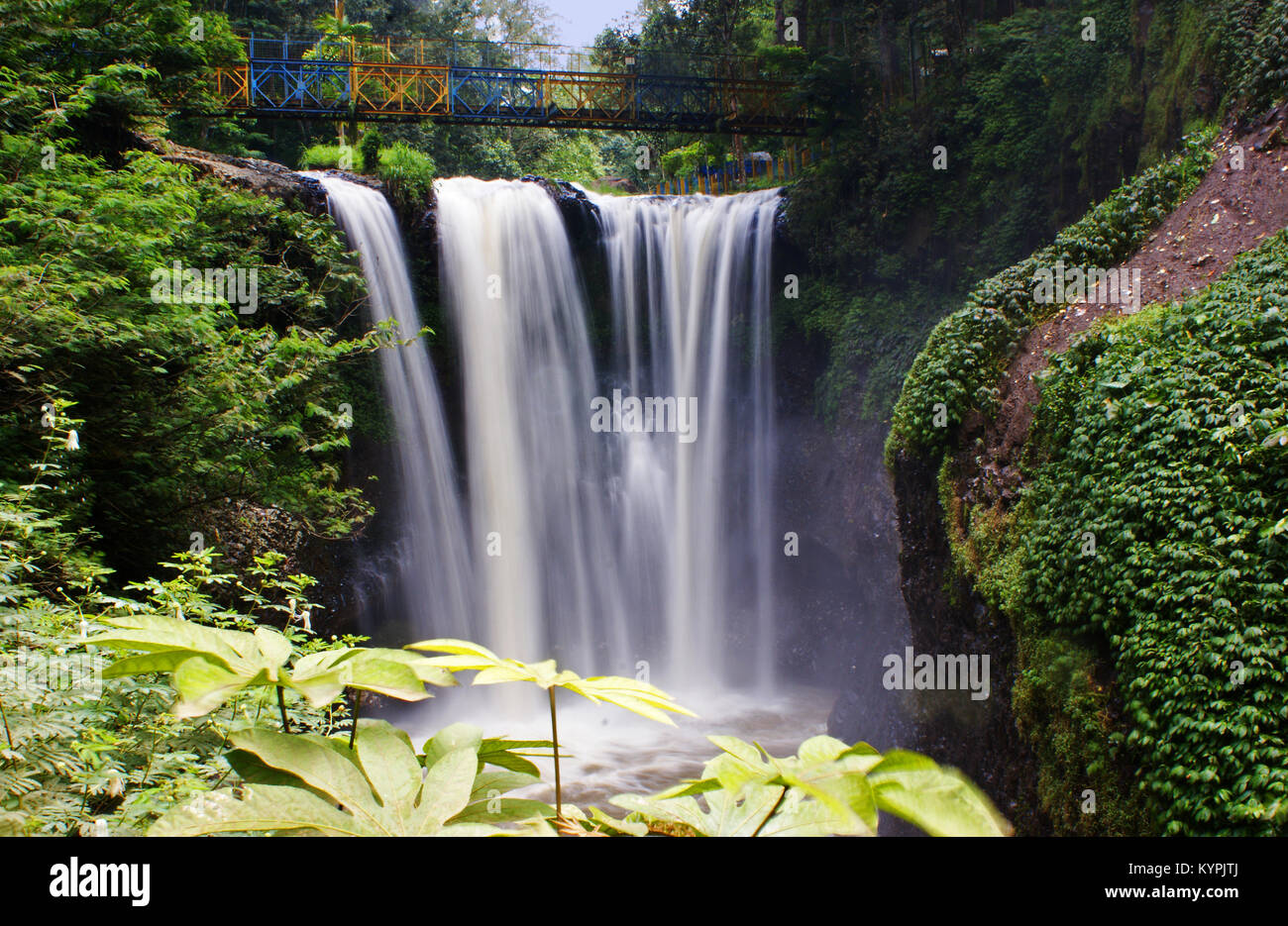 Curug Omas Waterfall, Maribaya, Lembang, Bandung, West Java, Indonesia ...