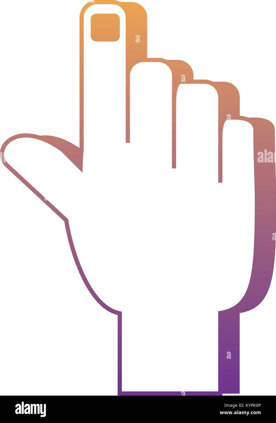 hand pointing icon Stock Vector Image & Art - Alamy