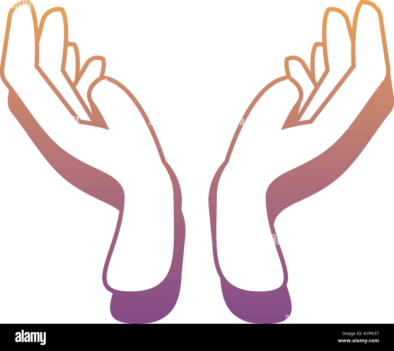 open hands icon Stock Vector Image & Art - Alamy